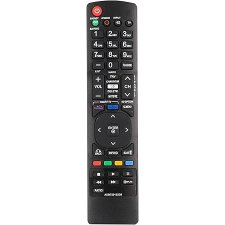 Amazon.com: AKB72915238 Replaced Remote Control fit for LG TV 47LV3700 ...