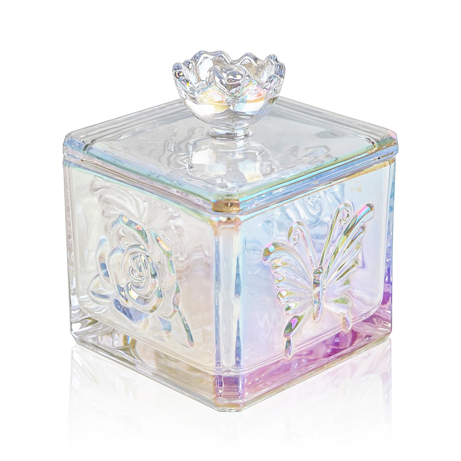 Snapklik.com : WHJY Cute Glass Candy Jar