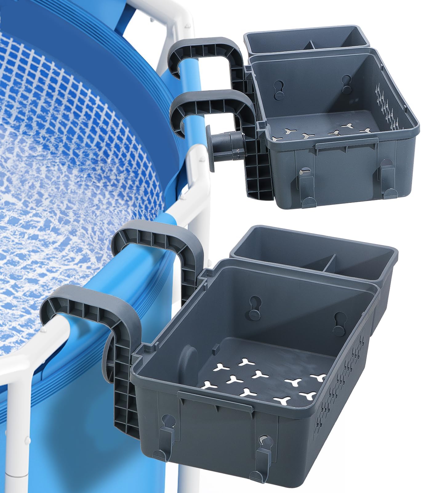 Amazon.com: GLIESE POWER Poolside Storage Basket for Above Ground Pool ...