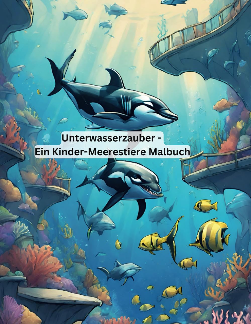 Unterwasserzauber - Ein Kinder-Meerestiere Malbuch : Hassler, Patrick ...