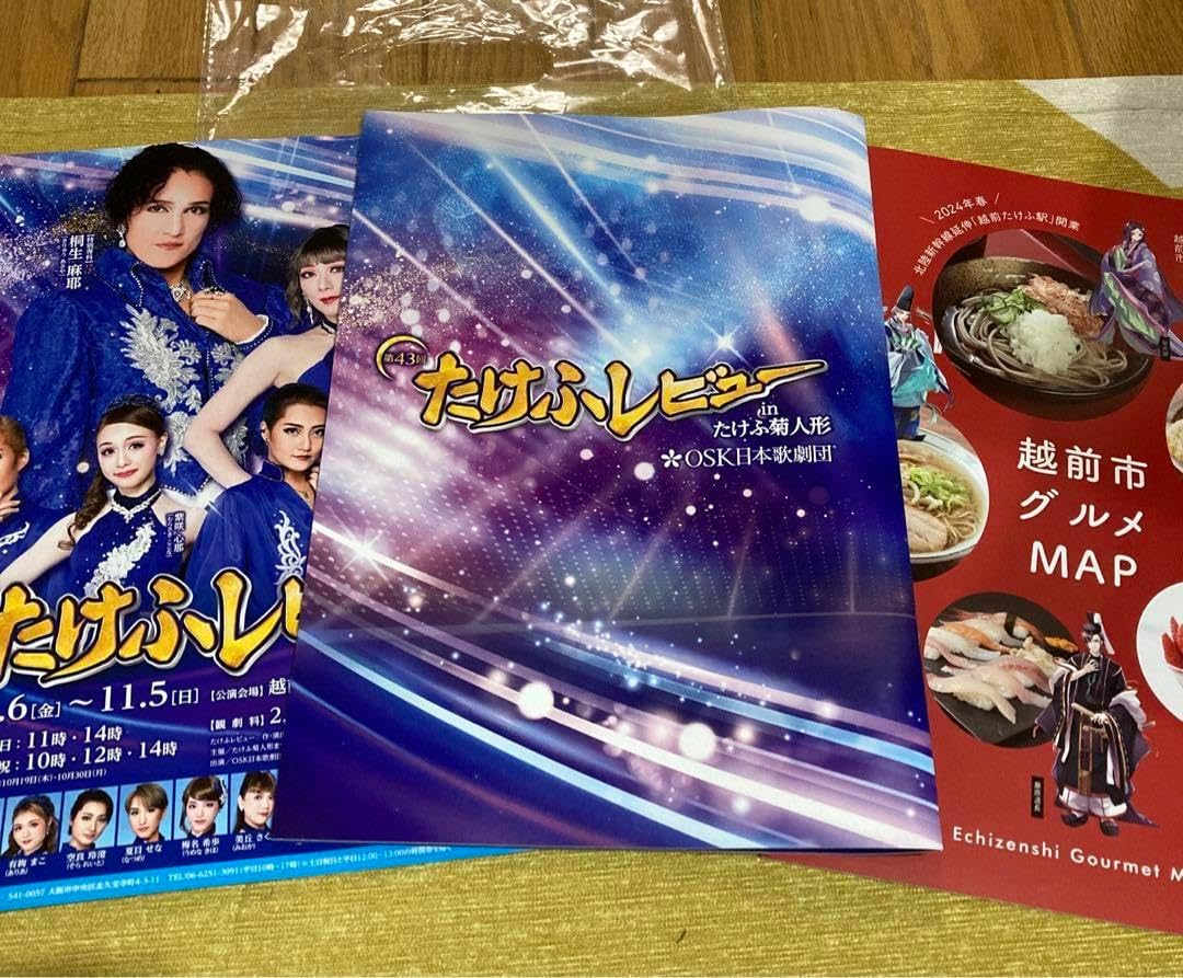 Amazon.co.jp: osk日本歌劇団 2023 たけふレビュー osk日本歌劇団 パンフレット : 文房具・オフィス用品