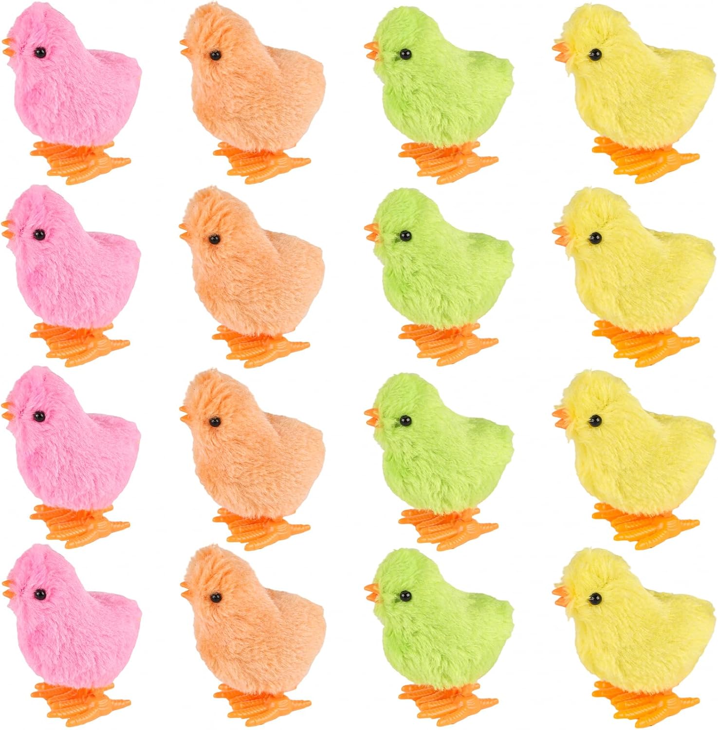 Amazon.com: 3 otters 12PCS Wind Up Chick Toys, Colorful Wind-Up Jumping ...