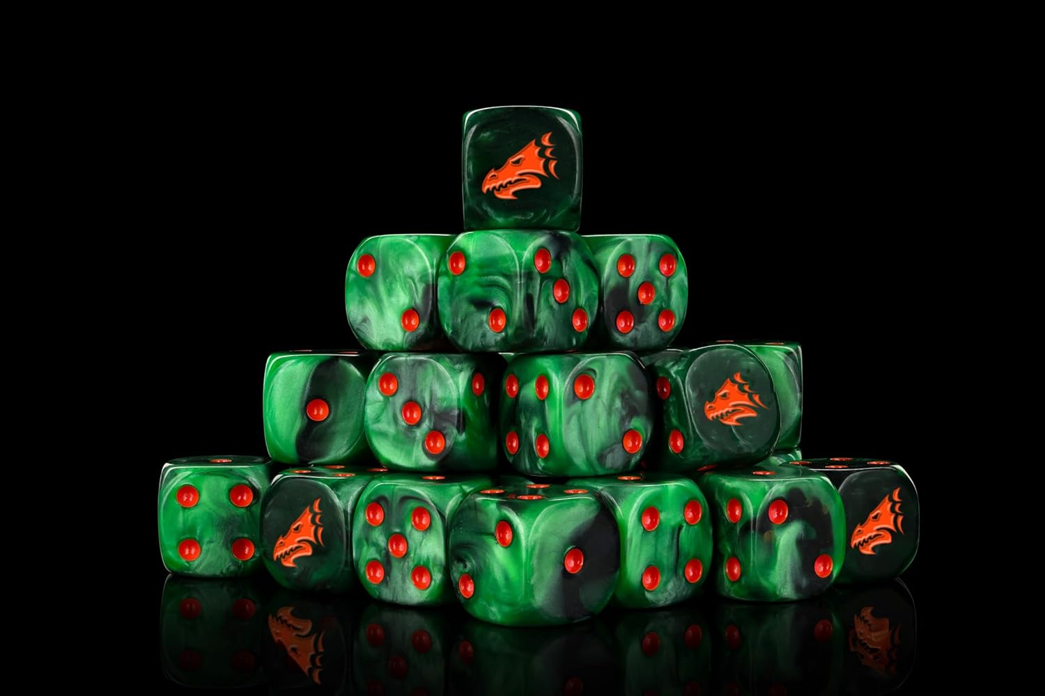 Amazon.com: BARON OF DICE Drake Resin Dice (25-Pack) Wargaming Dice for ...