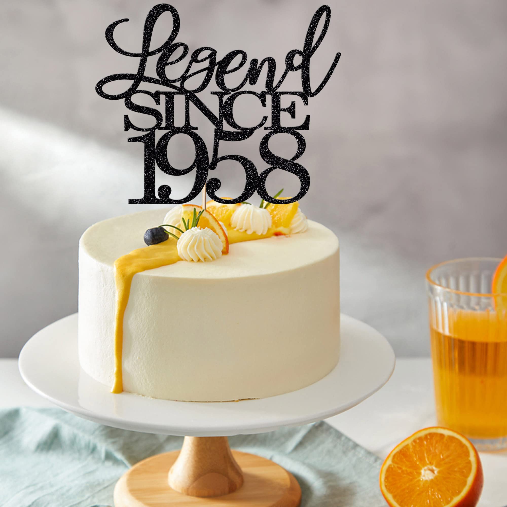 Snapklik.com : Legend Since 1958 Cake Topper 67th Birthday Happy ...