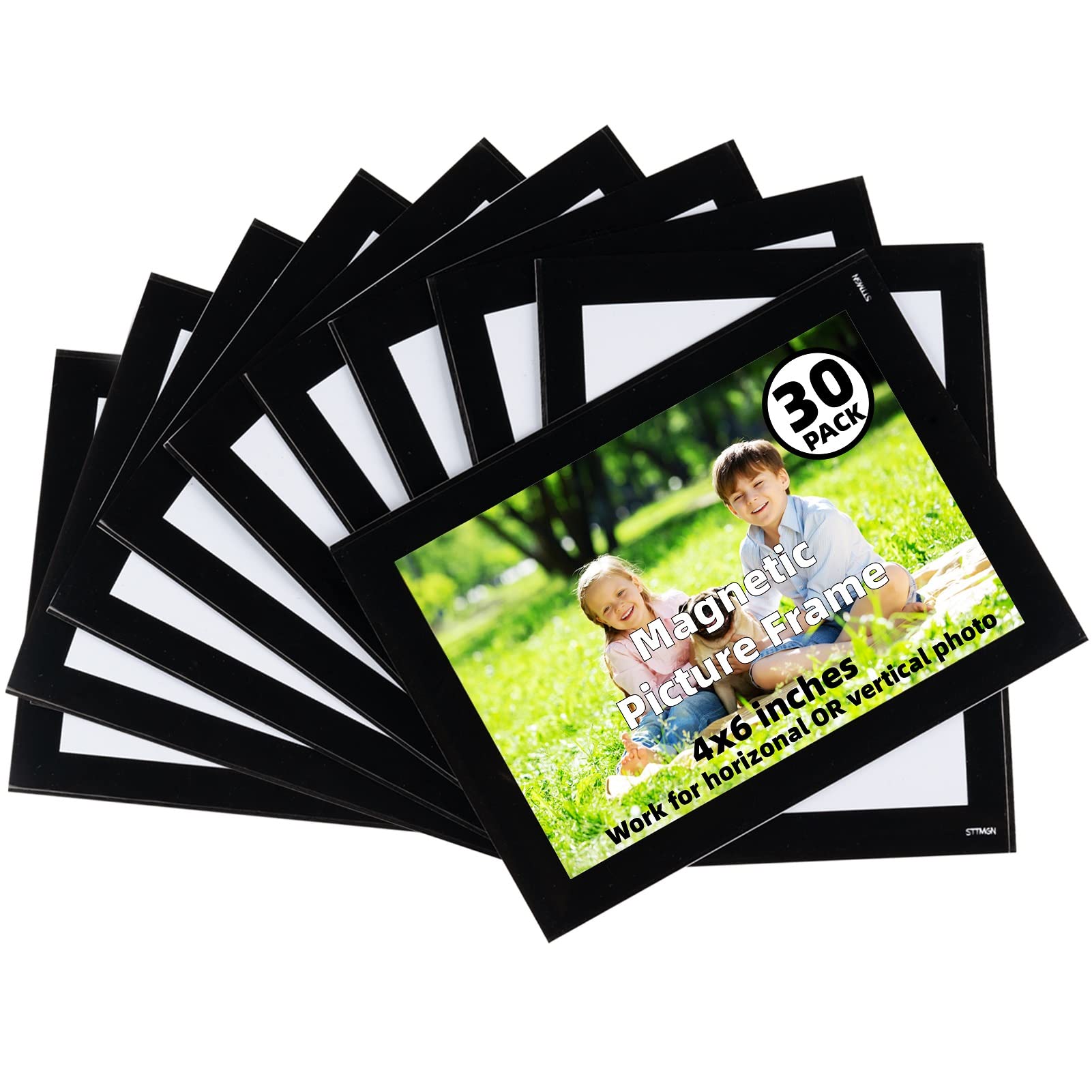 Amazon.com - STTMGN Magnetic Picture Frames for Refrigerator (4"X6",30 ...
