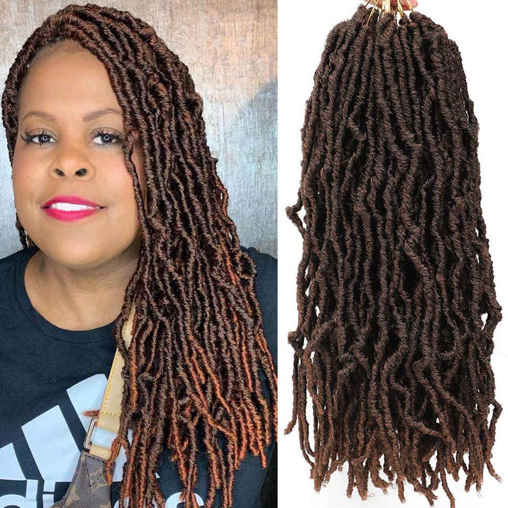 Buy Faux Locs Crochet Hair 18 Inch Nu Faux Locs Crochet Braids Soft ...