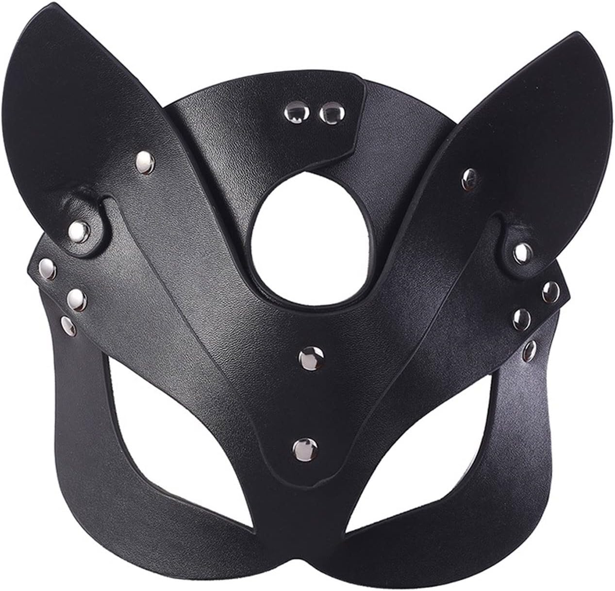 Amazon.com: Soochat Leather Cat Mask Women's Cat Mask Adjustable Cat ...