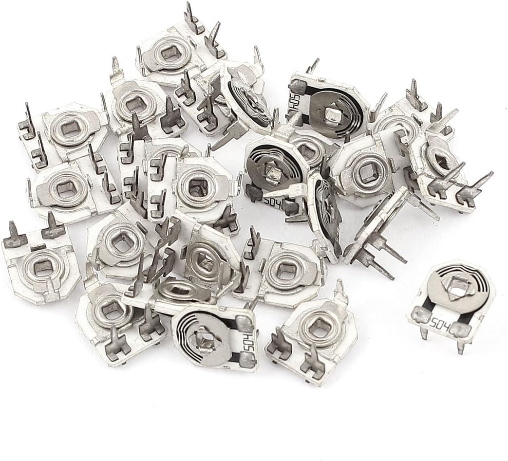 Amazon.com: Aexit 26Pcs 500K Variable Resistors ohm Trimmer Trim Pots ...