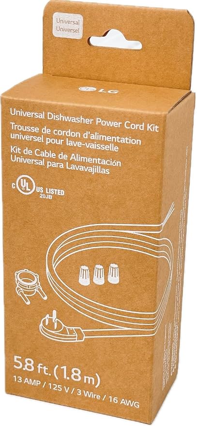 LG Universal Dishwasher Power Cord Kit : Amazon.ca: Home