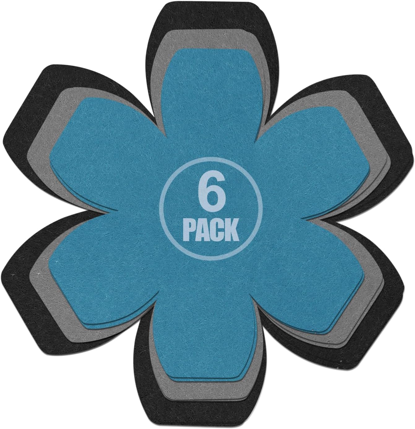 Amazon.com: 6 Pack Pot and Pan Protectors Set 3 Different Size Pans Separator Felt Pan ...