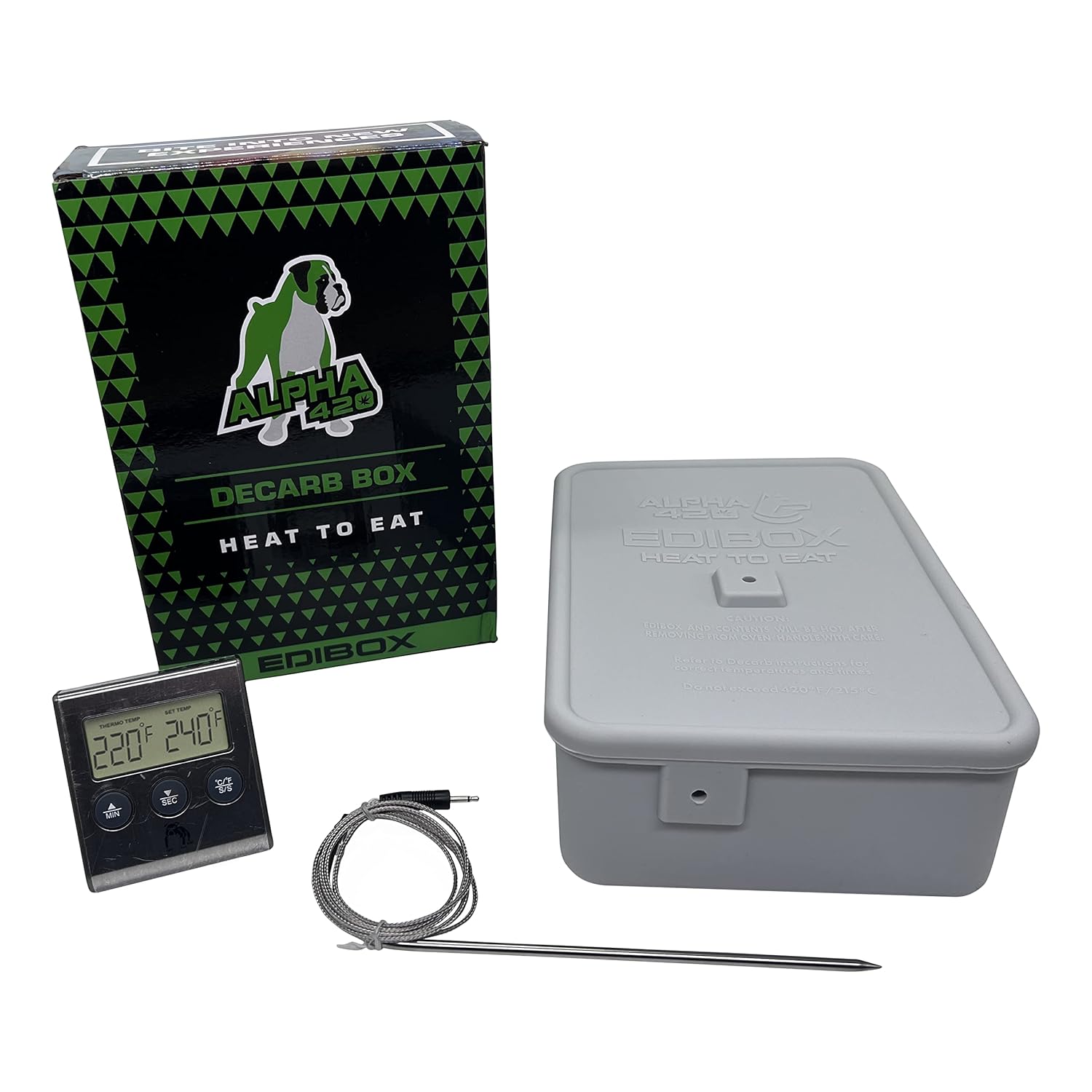 Amazon.com: Alpha420 Decarboxylator Box, Decarboxylation Kit, Silicone ...