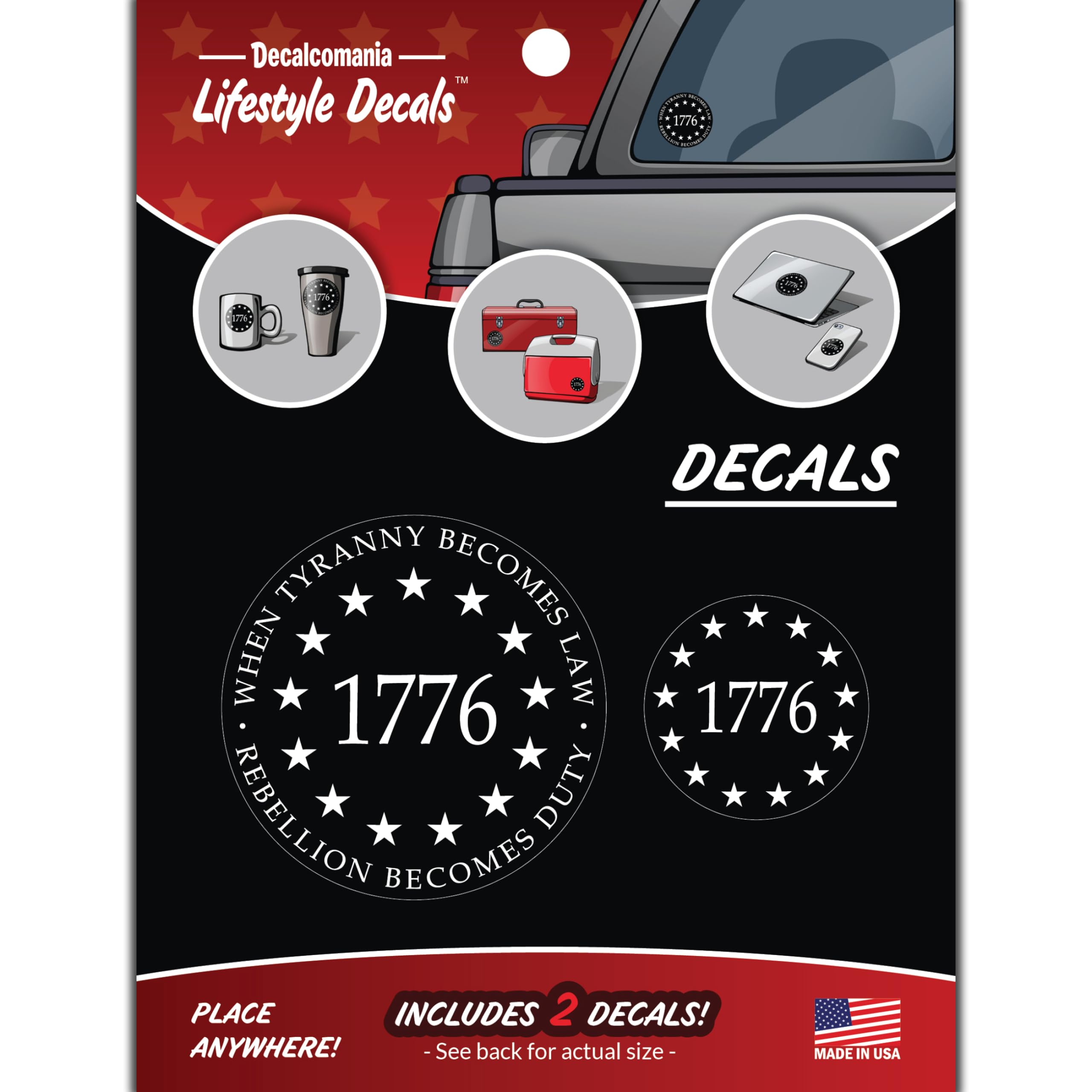 Amazon.com - 1776 When Tyranny Becomes Law Rebellion Becomes Duty Car ...
