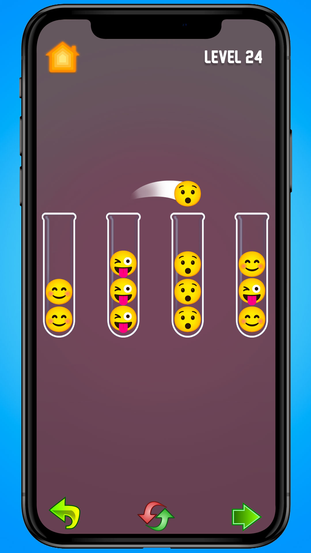 Emoji Sort Matching: Emoji Color Sort Puzzle Sorting Ball Master Games ...