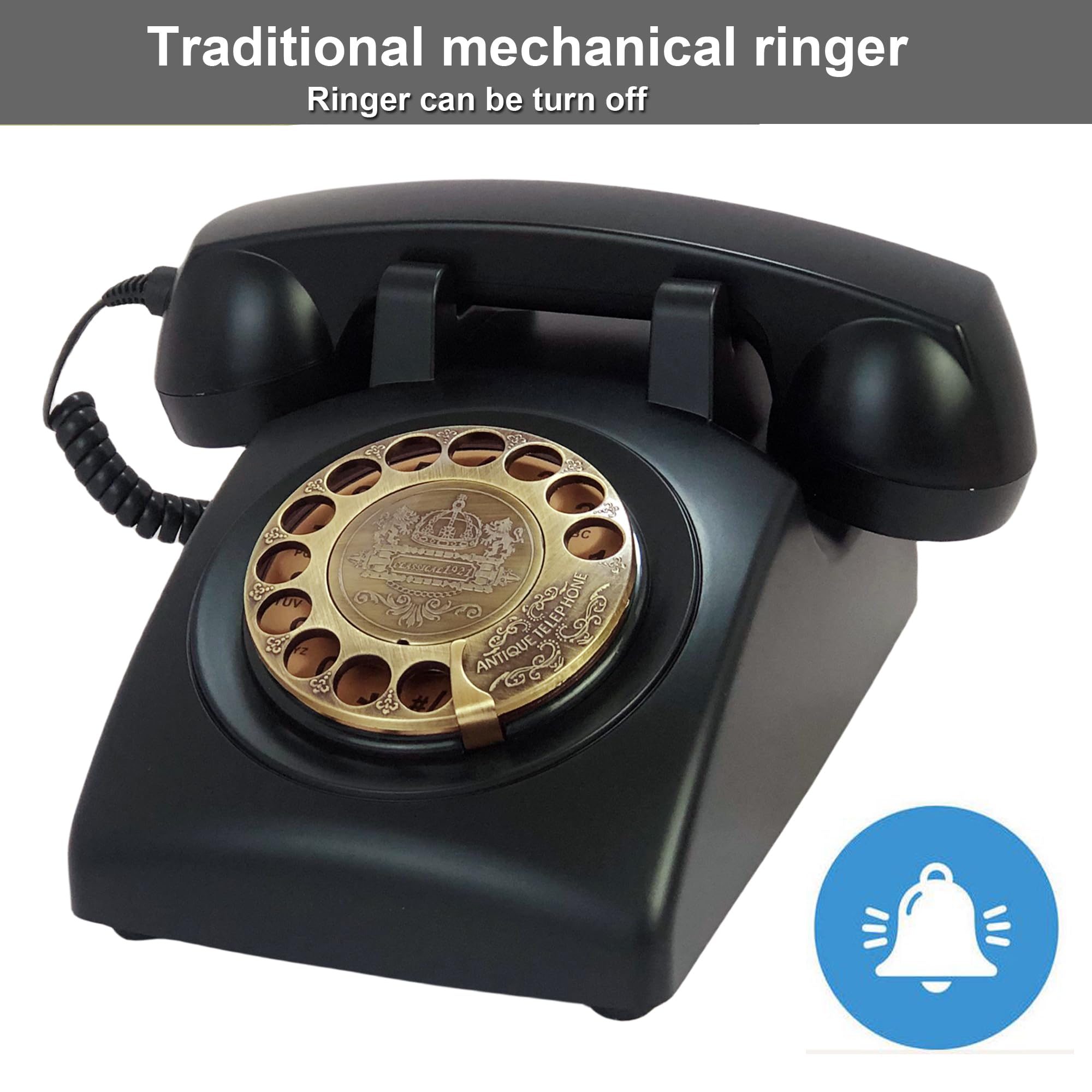 Snapklik.com : Antique Phones Corded Landline Telephone Vintage Classic ...