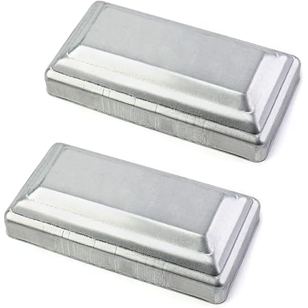 Standard Galvanized Post Cap 2x4 (1-1/2" x 3-1/2") - 2 Pack - - Amazon.com