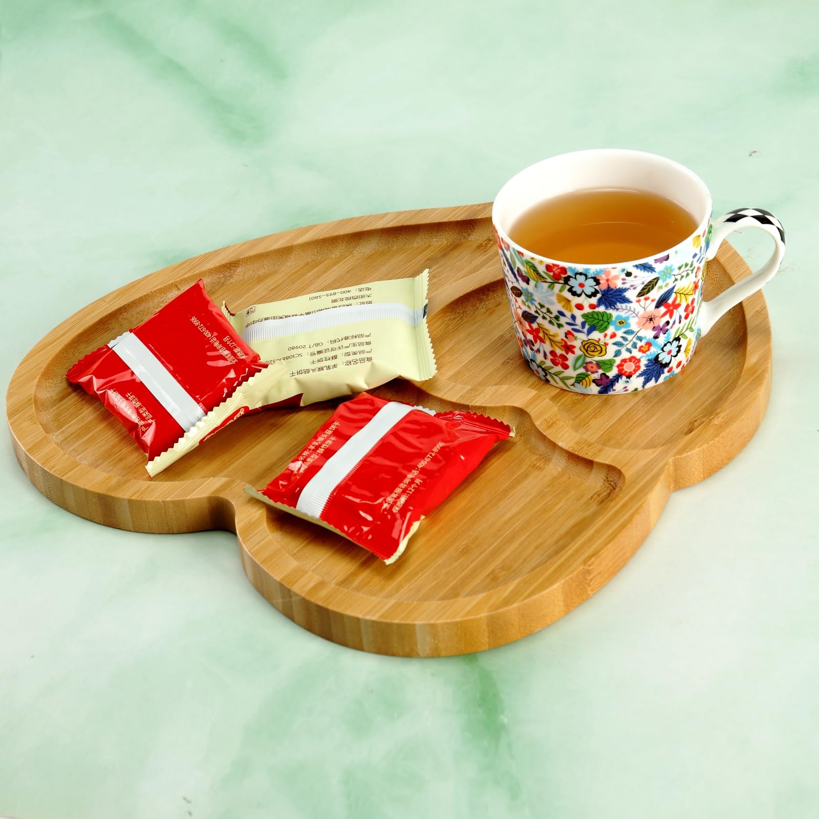 Snapklik.com : BinaryABC Heart Shaped Charcuterie Board Wood Serving ...