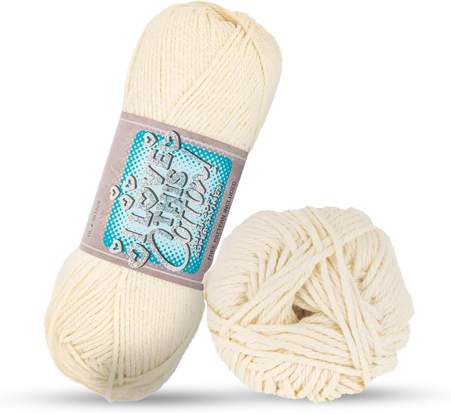 Amazon.com: I Love This Cotton Medium Yarn for Crocheting & Knitting ...