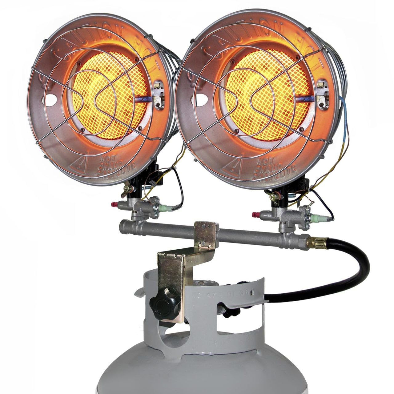 DuraHeat TT-30CSA Double Burner Radiant Tank Top Heater, 30, 000 BTU ...