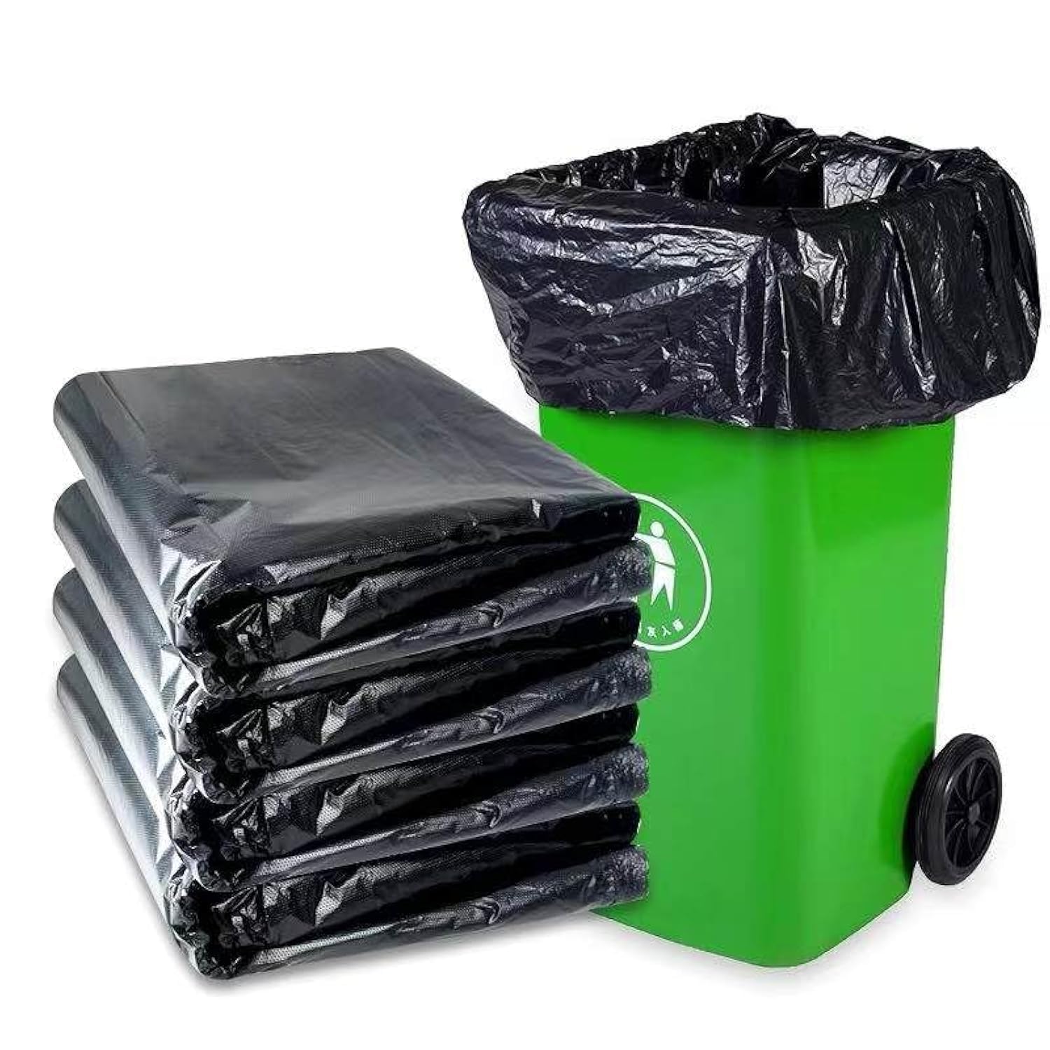 Amazon.com: | 50 COUNT! | 95 Gallon Trash Bag | Heavy Duty Bag | Huge ...