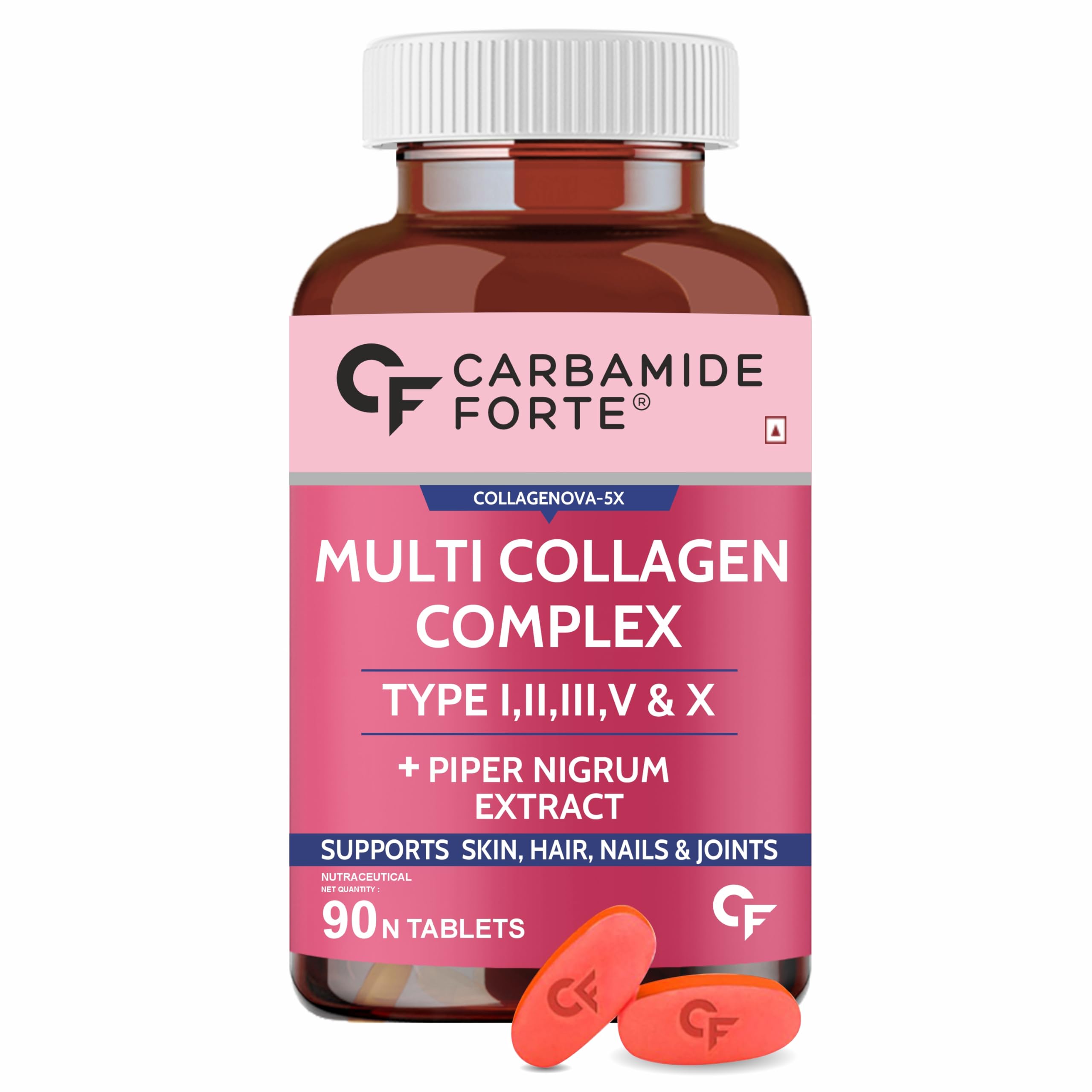 Carbamide Forte Collagen Supplements with Multi Collagen Tablets for ...