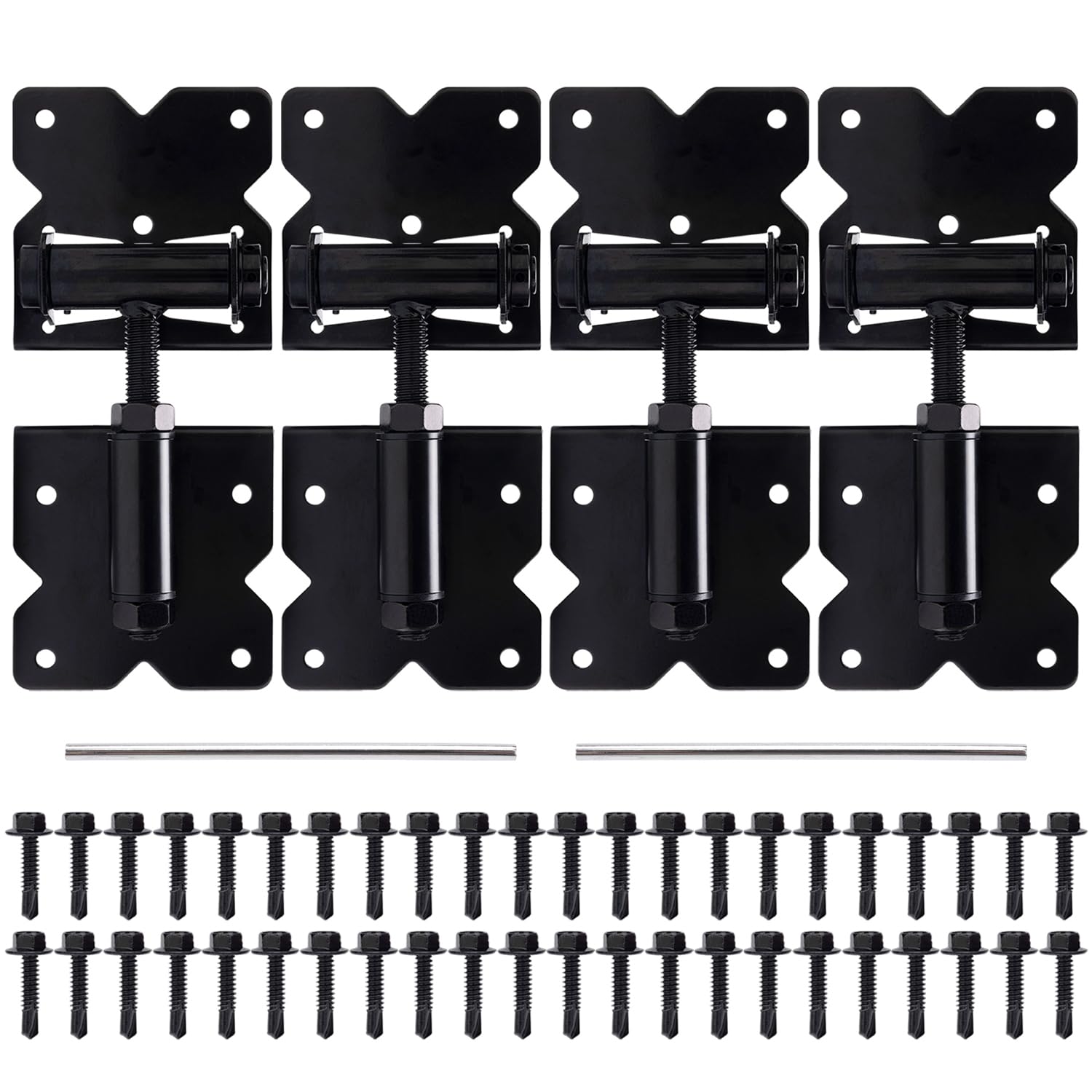 Snapklik.com : Self Closing Gate Hinges Heavy Duty For Vinyl/Wooden ...