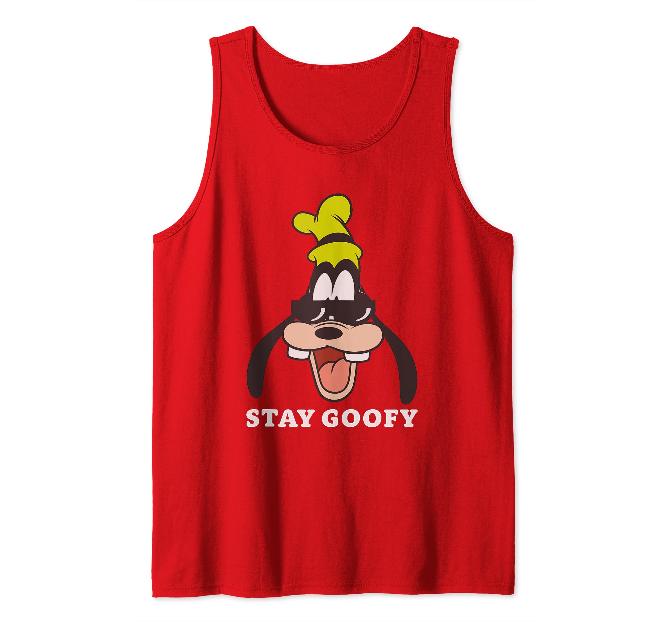 Amazon.com: Disney Mickey And Friends Retro Stay Goofy Big Vintage Tank ...