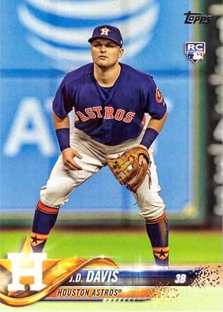 Amazon.com: 2018 Topps Baseball #341 J.D. (JD) Davis Rookie Card ...