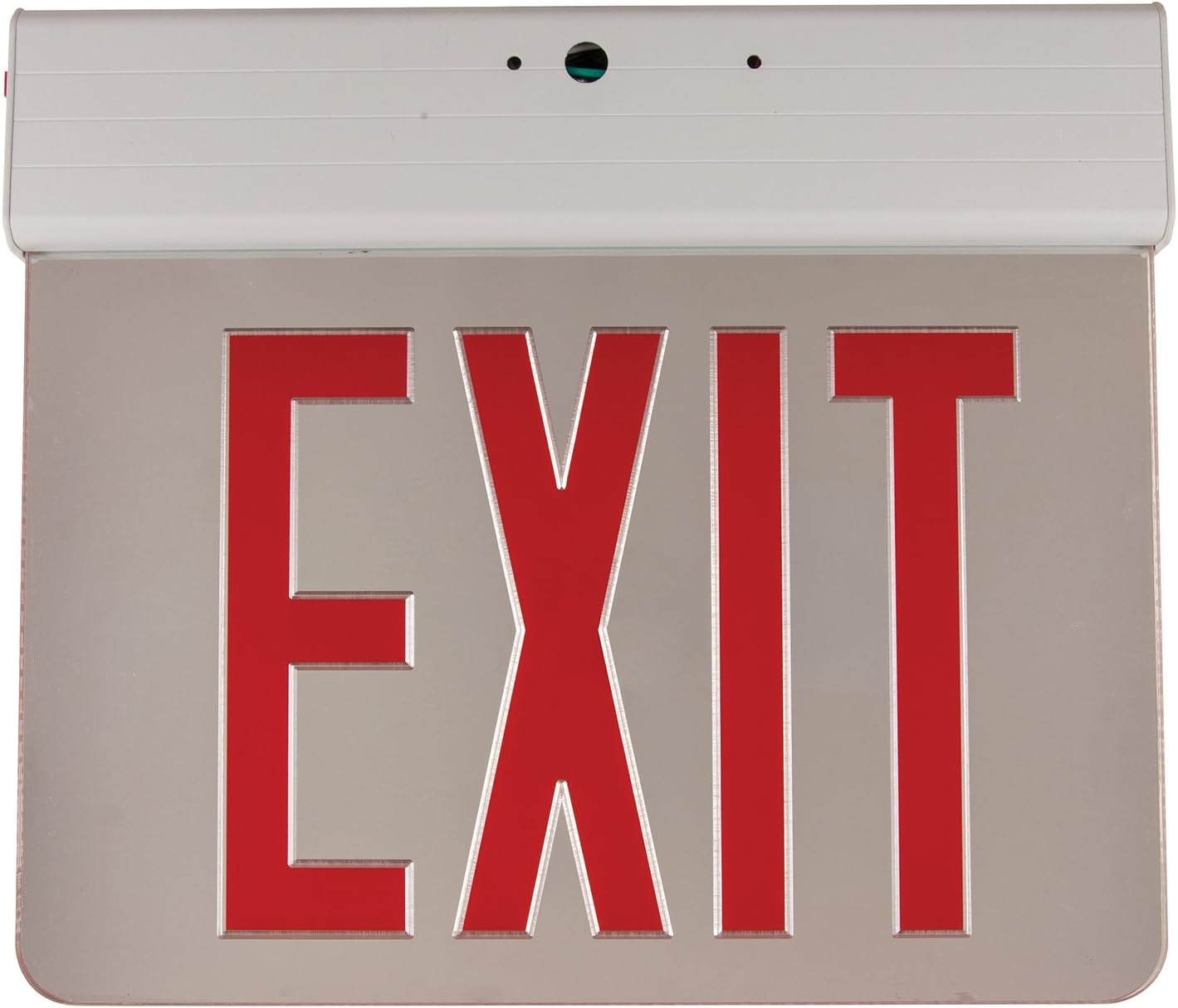 Sunlite 04318-SU EXIT/EDGE/SU/1F/RM/WH/EM/NYC Surface Mount Exit Light ...