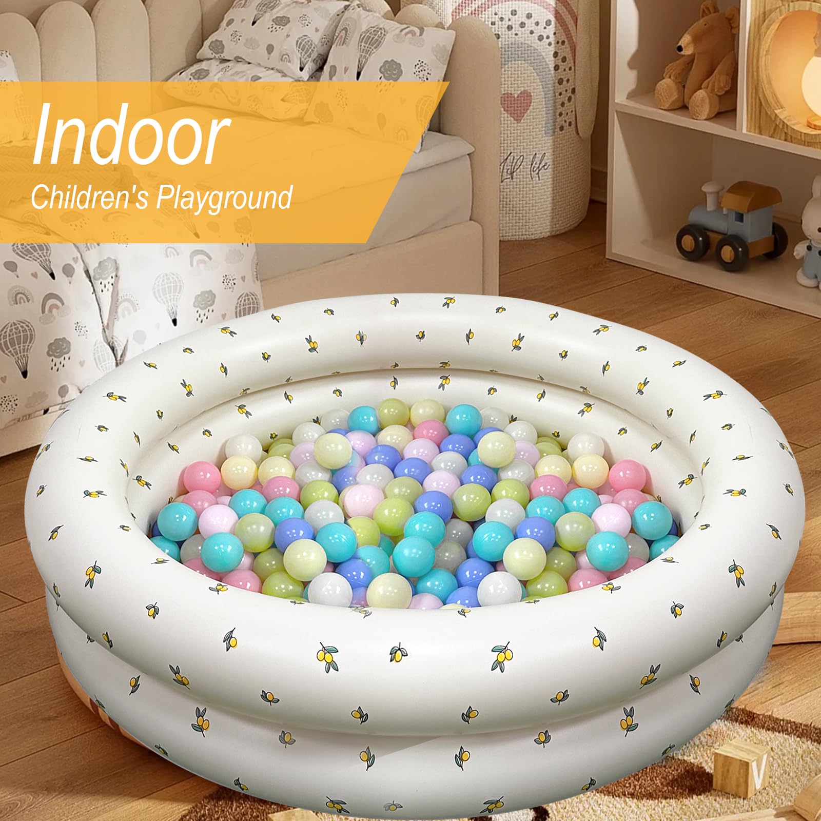 Snapklik.com : Kiddie Pool, Inflatable Baby Swimming Pool 35"x 11 ...