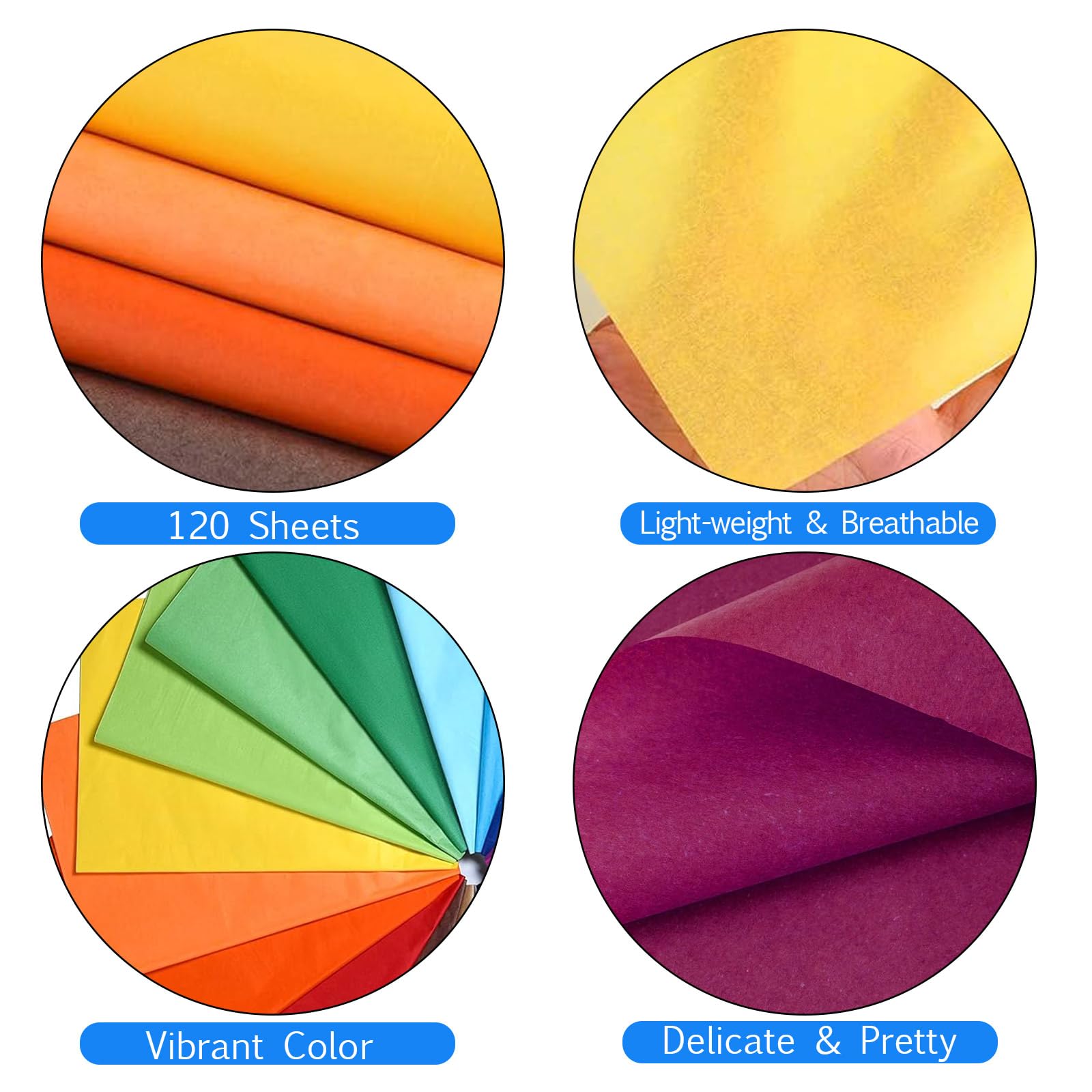 Snapklik.com : Green Tissue Paper Bulk, Gift Wrapping Paper For ...