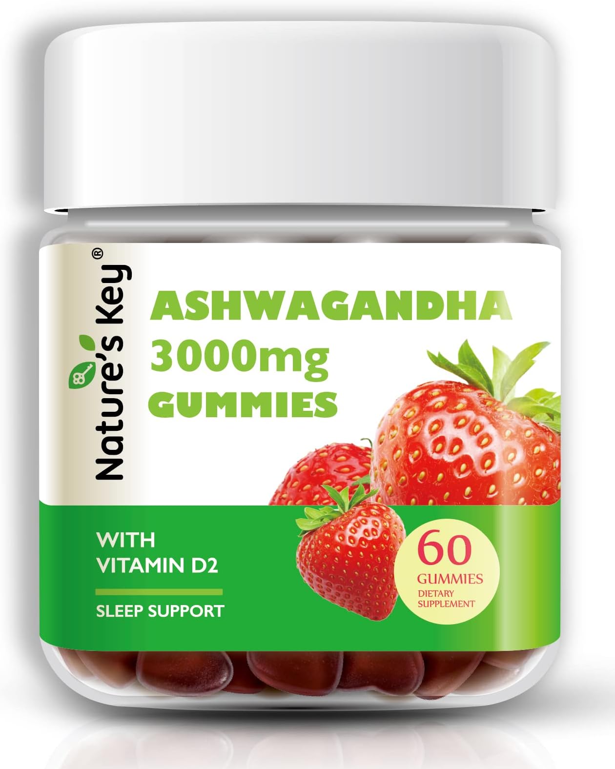 Amazon.com: Ashwagandha Gummies for Women & Men - Natural Calm Gummies ...