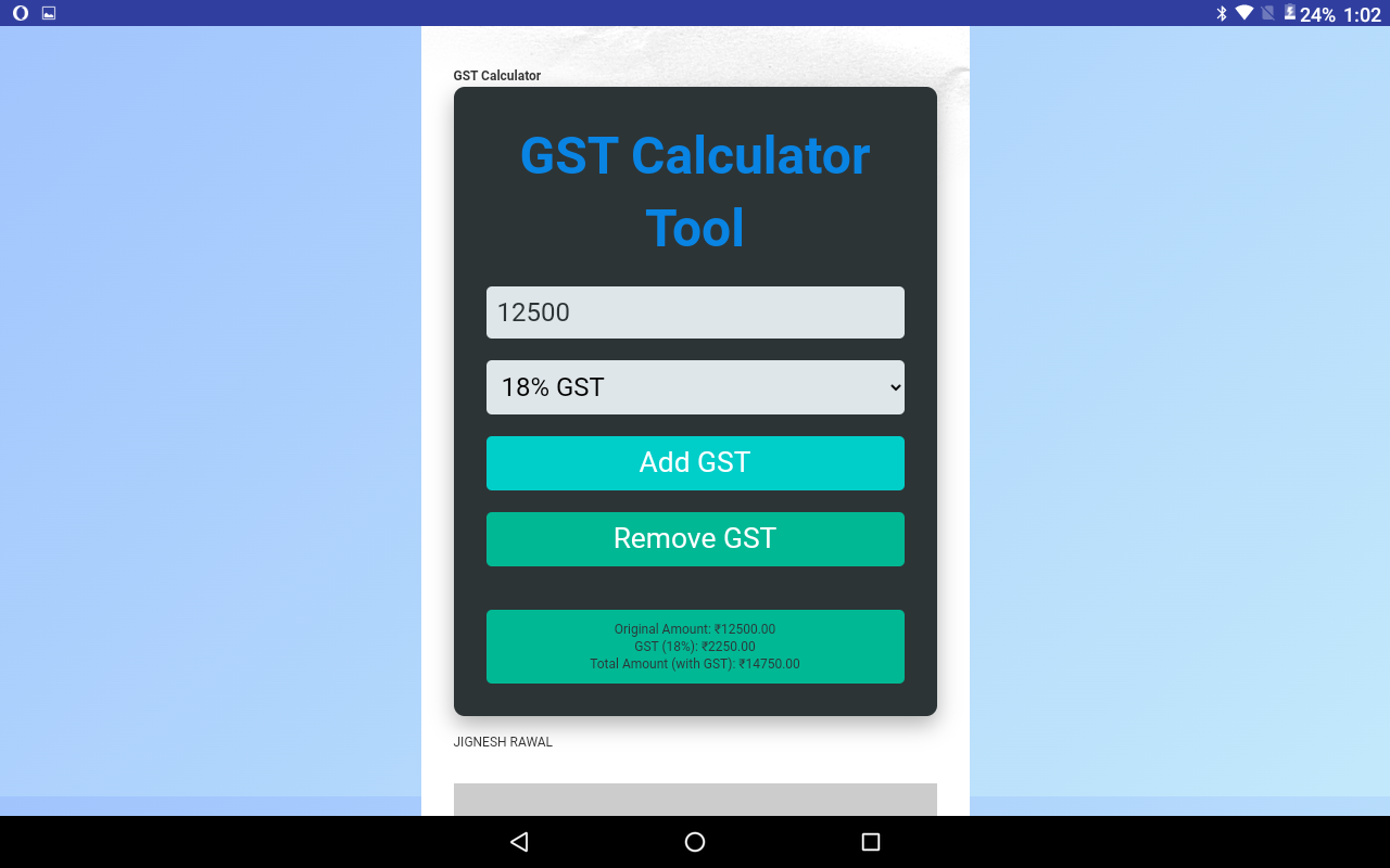 GST Calculator - App on the Amazon Appstore