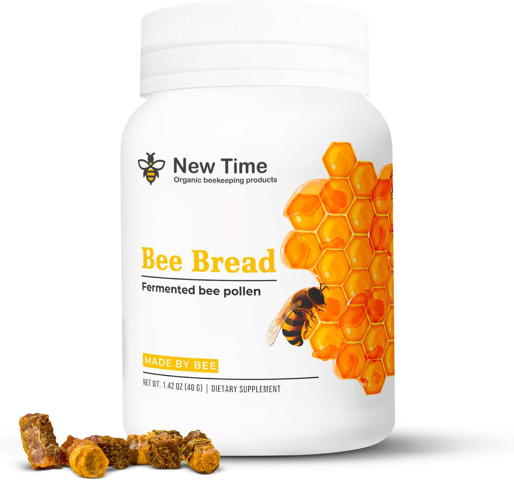 Amazon.com: Generic Bread Bee Perga Fermented Bee Pollen 100% Natural ...