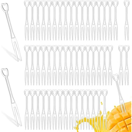 Amazon.com: 400PCS Disposable Plastic Cocktail Picks Fruit Forks, Mini ...