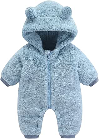 Baby Girl 6 Months Clothes Baby Girls Boys Winter Clothes Snowsuit Teddy Bear Onesie Outfit ...