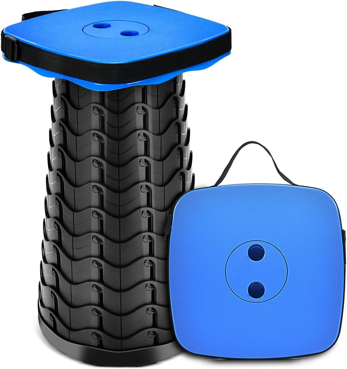 LUXJET Portable Camping Stools Folding Lightweight - Load Capacity 484 ...