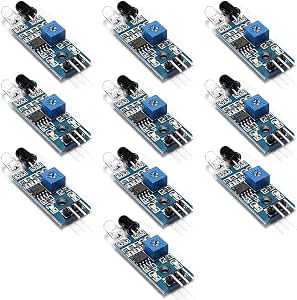 OSOYOO Raspberry Pi 5 IR障害物回避センサモジュール 10PCS
