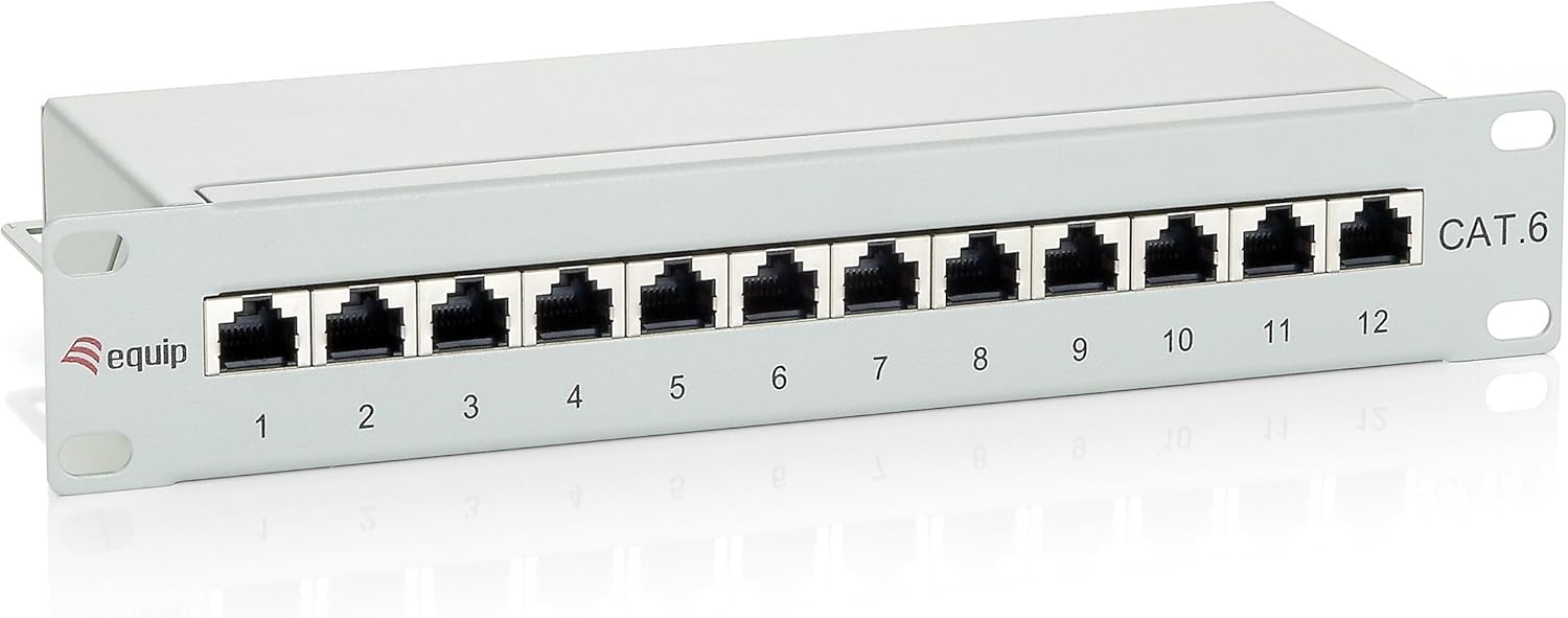 Equip 25,4 cm Patch Panel grau: Amazon.de: Gewerbe, Industrie ...