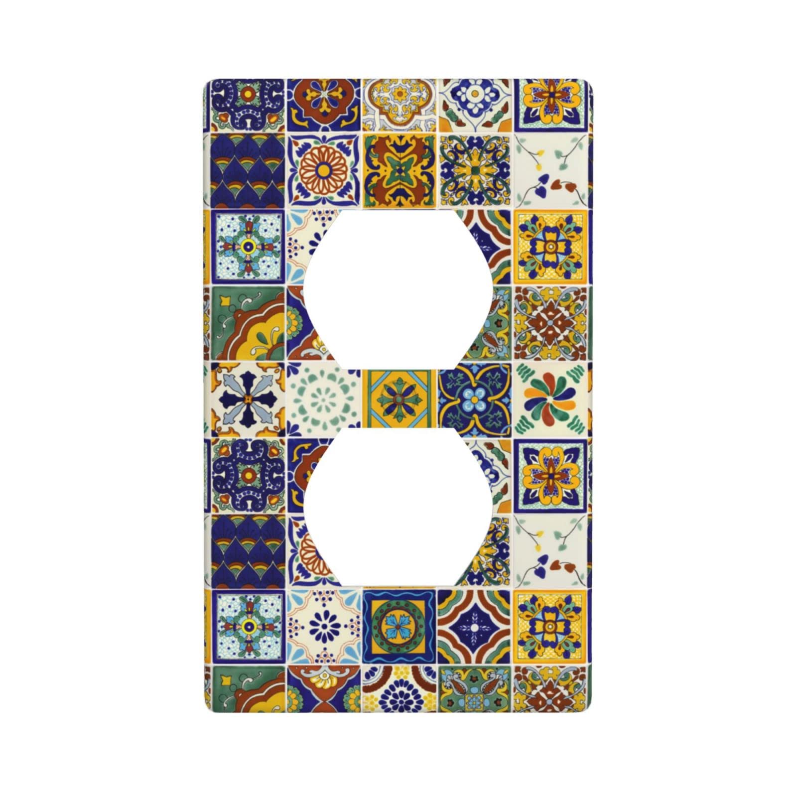 Snapklik.com : Mexican Talavera Light Switch Cover Decorative Duplex ...