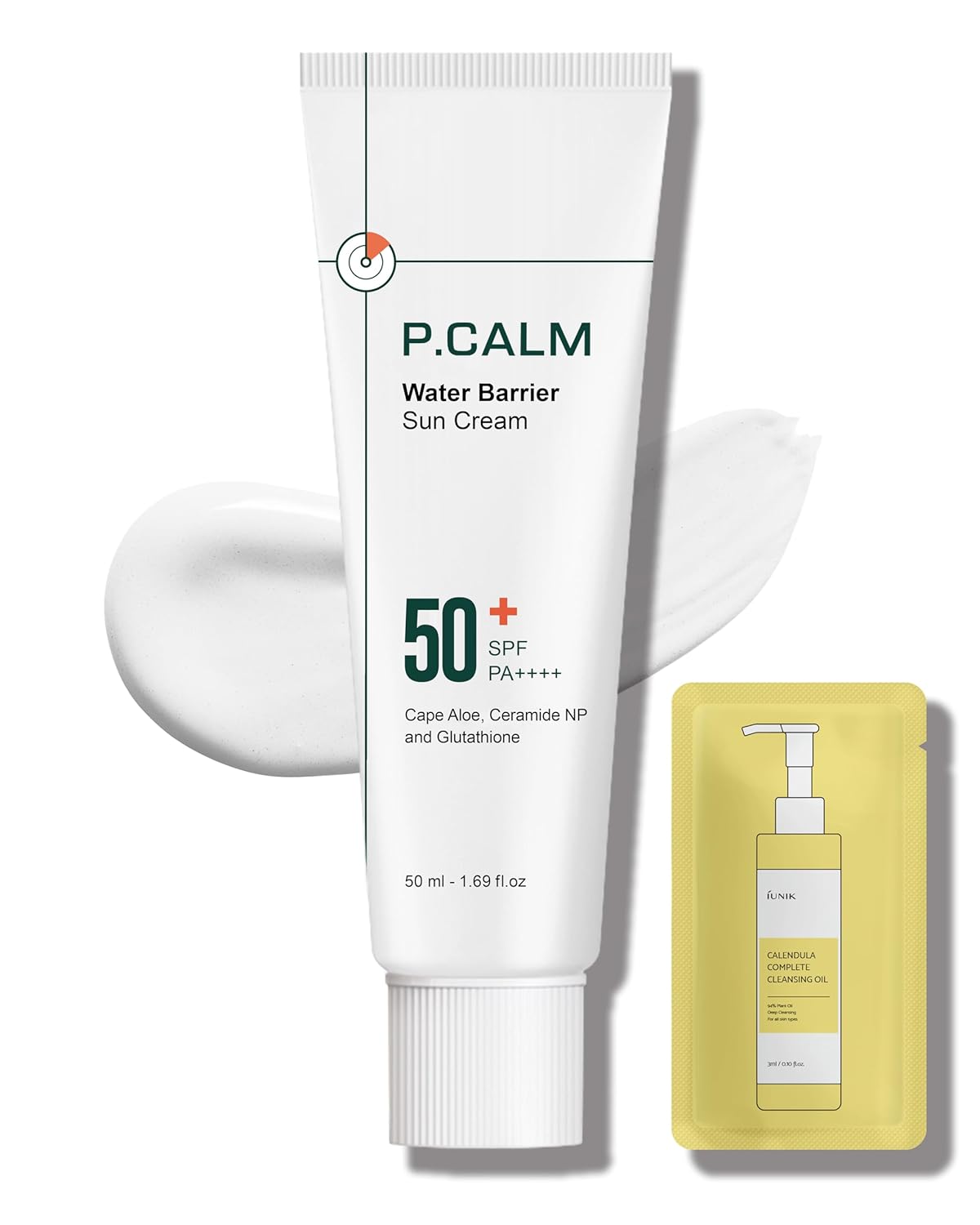 Amazon.com: P.CALM Water Barrier Moisturizing Sun Cream Matte-Finish No ...