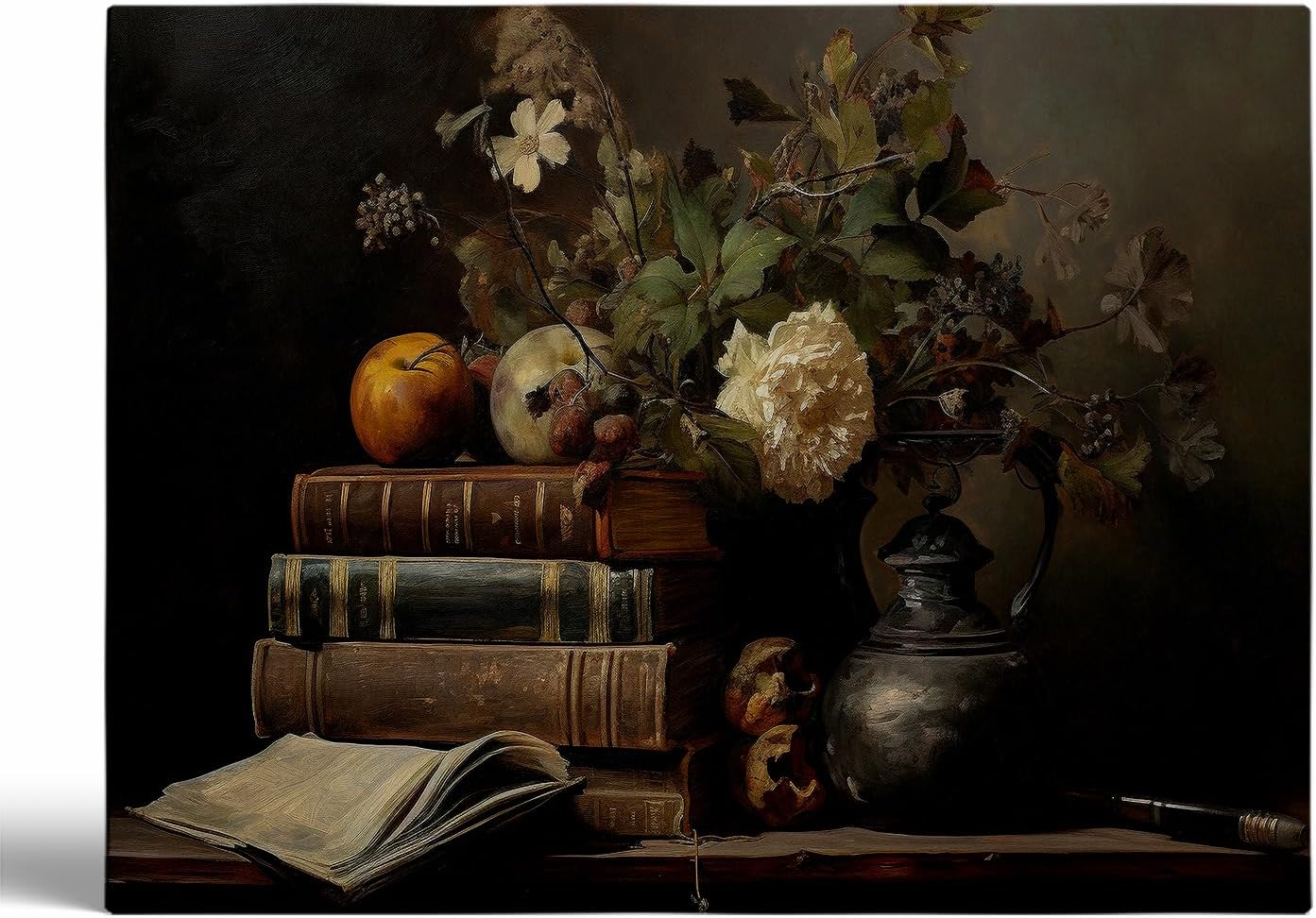 Amazon.com: Books Flowers Still Life | Dark Academia Prints,Moody ...