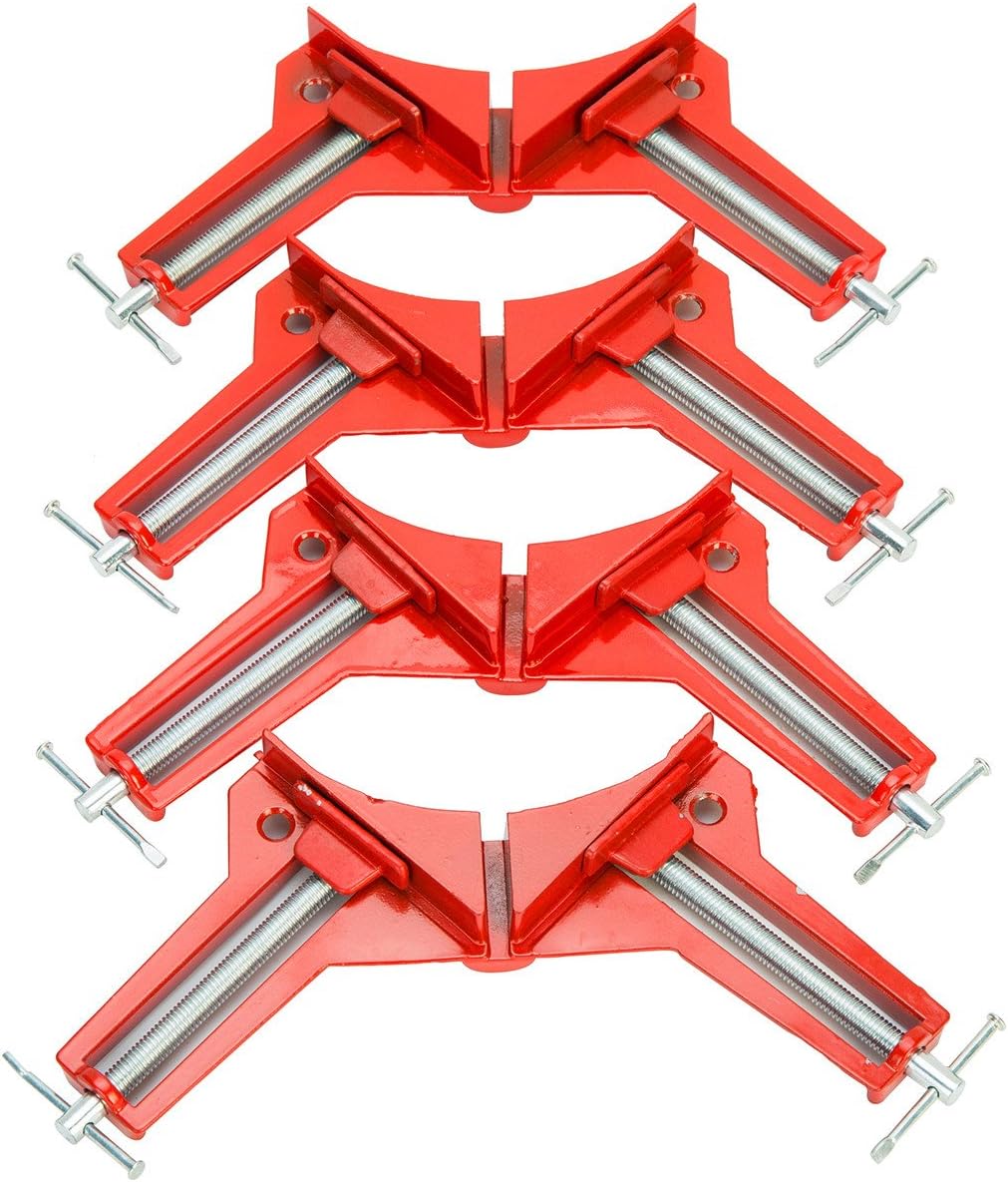 Litensh 4pcs 90 Degree Right Angle Clamps for Woodwork, Clamps for ...