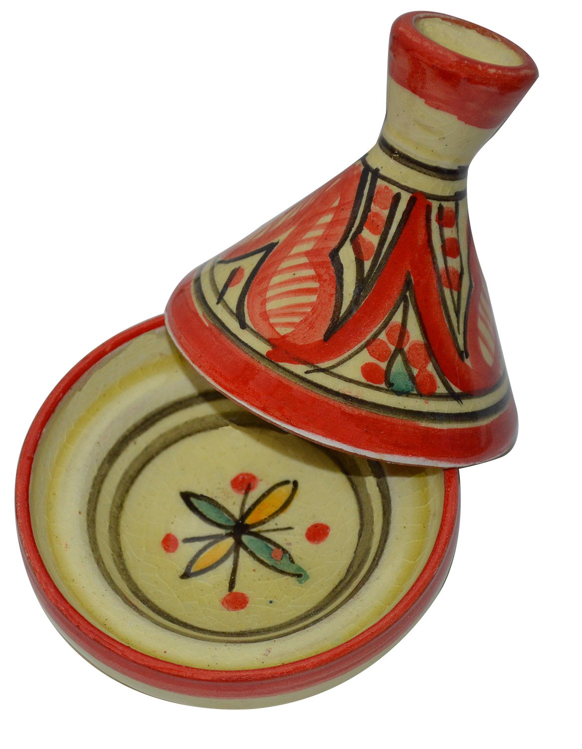 Tagine Shaped Container Moroccan Handmade Tagine Spice Holder ...