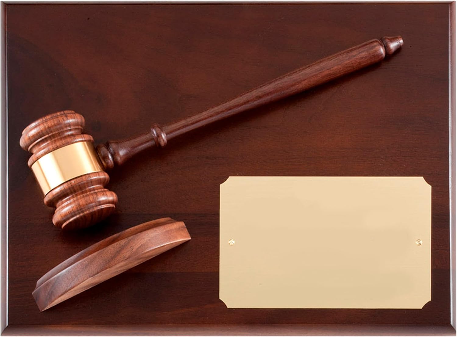 Amazon.com: SHOP AWARDS AND GIFTS Customizable Gavel Award Plaque ...
