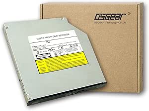 OSGEAR Internal 9.5mm Slim SATA 8X DVDRW CD DVD RW ROM Burner Writer ...