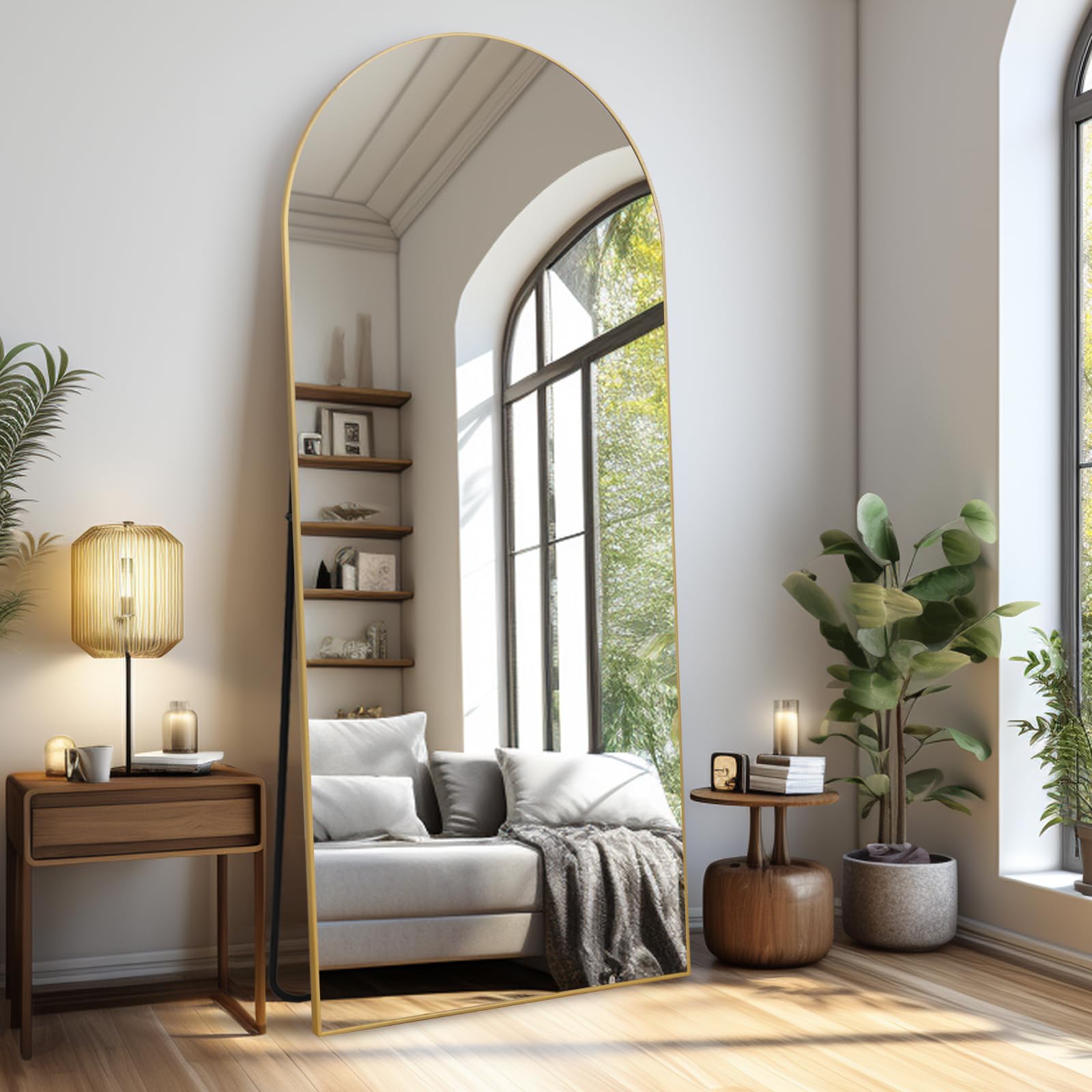 Zen Living Room Floor Mirror