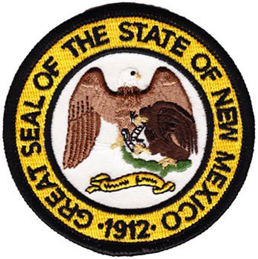 Amazon.com: New Mexico - 3 in Round State Seal Patch : Arts, Crafts ...