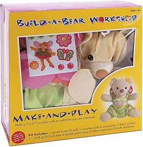 Amazon.com: Colorbok Build, A, Bear Kit, Velvet Fairy : Toys & Games