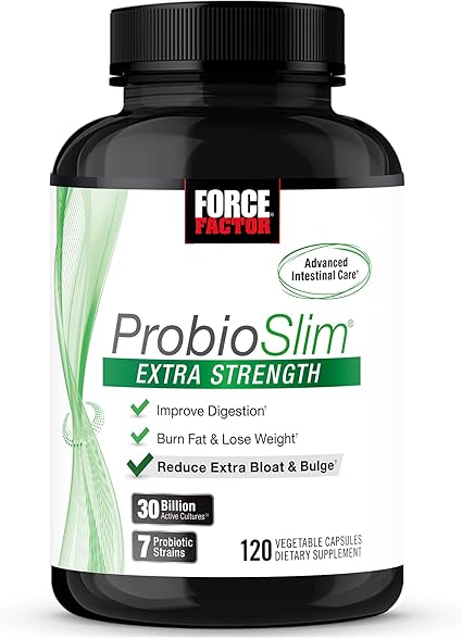 Amazon.com: FORCE FACTOR ProbioSlim Extra Strength Probiotic Supplement ...