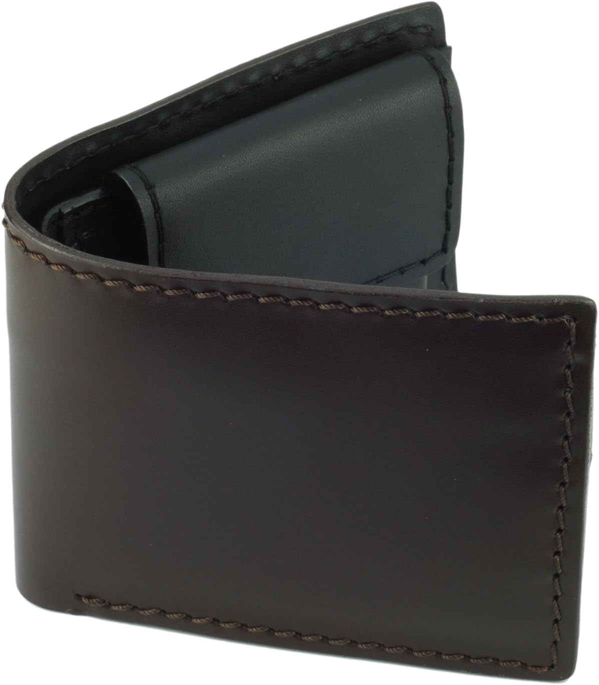 Tom Barrington Leather BiFold Wallet, Heavy Duty Leather, Coin Pocket ...